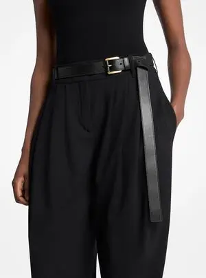 Michael Kors Jodi Leather Trouser Belt