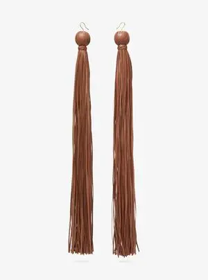 Michael Kors Tassel Earrings - Brown