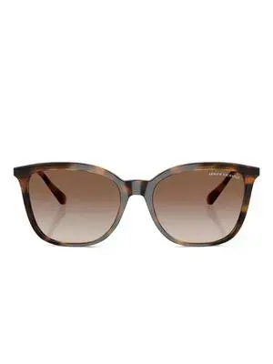 Armani Exchange Tortoiseshell Square Sunglasses