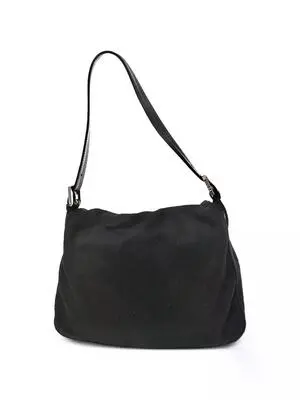 Fendi 2009 Mamma Baguette Buckle Handbag - Black