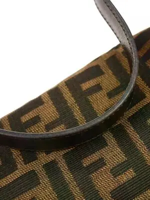 Fendi 2000 Zucca Baguette Shoulder Bag - Neutrals