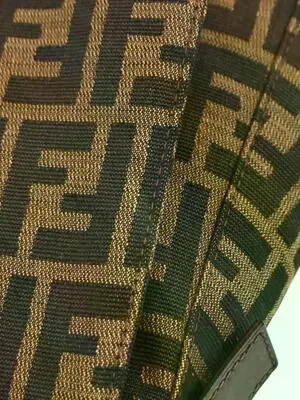 Fendi 2001 Zucca Canvas Handbag - Brown