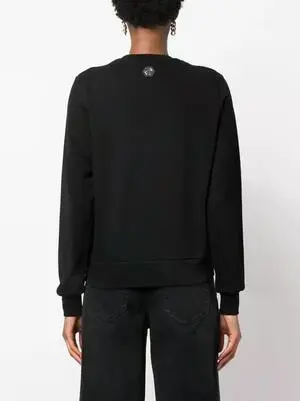 Philipp Plein Crystal-embellished Logo-print Sweatshirt