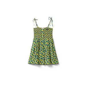 Miu Miu Crêpe De Chine Mini-dress - Multicolored