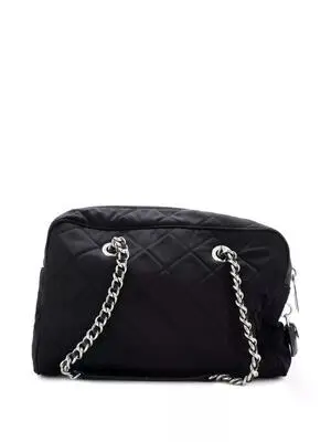 Prada Chain Quilted Tessuto Medium Shoulder Bag