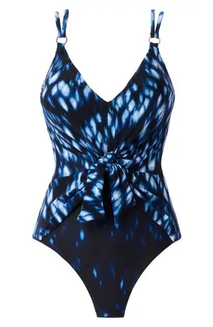 Magicsuit Indio Saki Tie Front One-piece Swimsuit