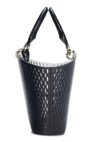 TOM FORD Medium Cutout Patent Leather Panier Tote