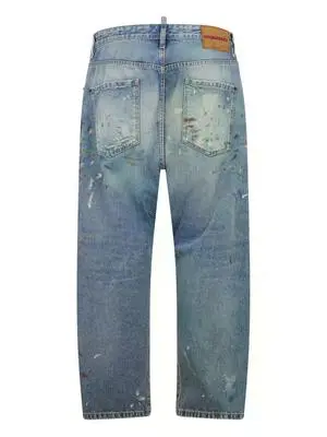 Dsquared2 Kawaii Fit Jeans With Patchwork And Distressed Details