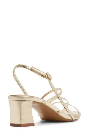 Aldo Maegan Strappy Sandals - Champagne