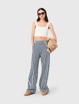 Maje Relaxed Pants For Women