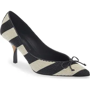 Jacquemus Les Escarpins Tourni Pointed Toe Pumps - White