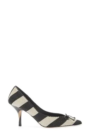 Jacquemus Les Escarpins Tourni Pointed Toe Pumps - White