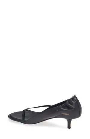 Jacquemus Les Sandales Kitten Heel Sandal - Black