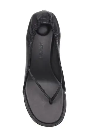 Jacquemus Les Sandales Kitten Heel Sandal - Black