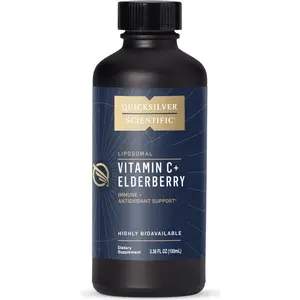 QUICKSILVER SCIENTIFIC Liposomal Vitamin C And Elderberry Liquid Supplement - None