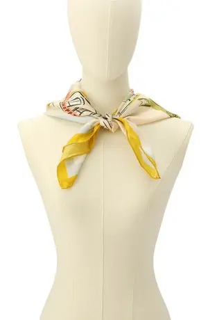 Kate Spade New York Downtown Day Trip Square Silk Scarf