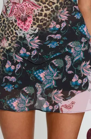 Princess Polly Lindzee Floral Print Bias Skort