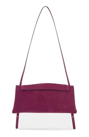 REE PROJECTS Elieze Suede Clutch - Cardinal