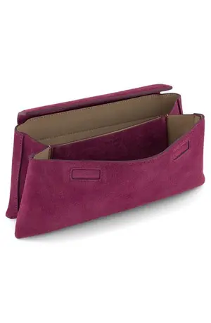 REE PROJECTS Elieze Suede Clutch - Cardinal