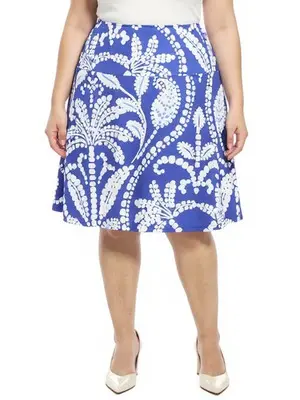24seven Comfort Apparel Paisley Bottoms For Women