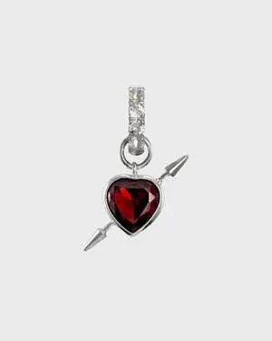 MARIA NILSDOTTER Rebel Love Earring - Silver