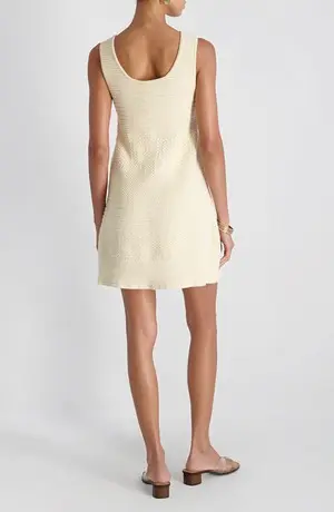 French Connection Mozart Mixed Stitch Sleeveless Mini Dress