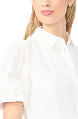 Ted Baker London Floral Embroidered Shirtdress
