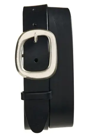 Rag & Bone Thea Leather Belt - Black