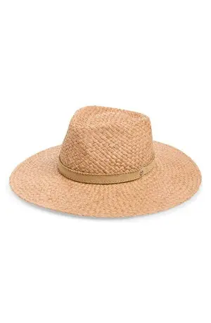 Rag & Bone Western Straw Fedora - Caramel