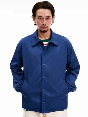 VOWELS Coach Jacket - Blue