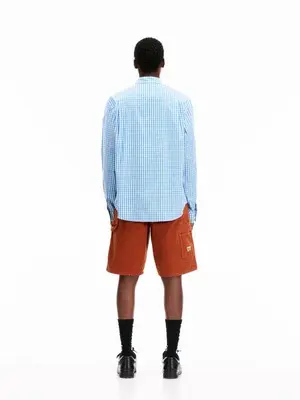VOWELS Micro Plaid Shirt