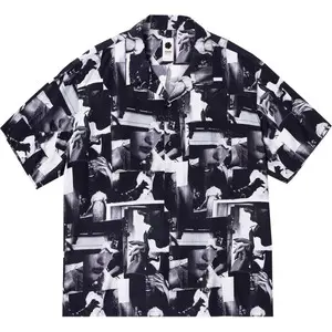 VOWELS Printed Still Shirt - Black