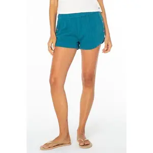 Roxy Seafront Cotton Shorts - Dragonfly