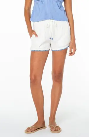 Roxy Scallop Trim Shorts