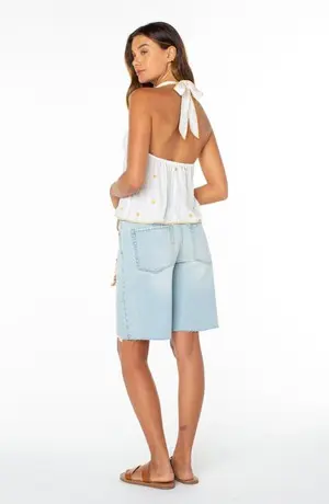 Roxy Fairweather Halter Top - Cloud Dancer