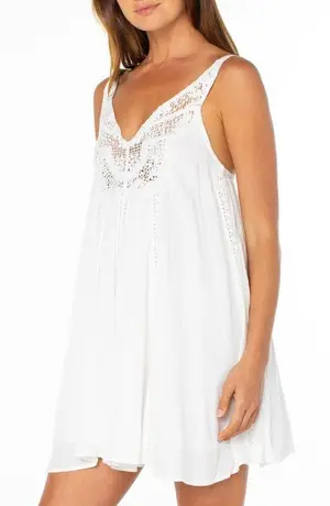 Roxy Sunswept Mini Dress - Cloud Dancer
