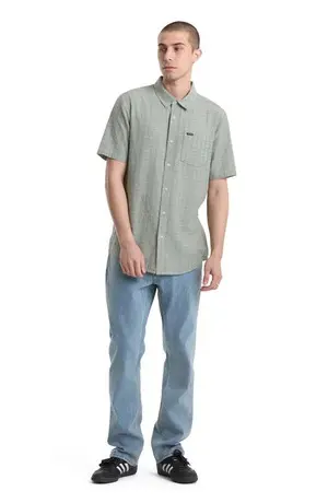 Volcom Bankstone Ii Short Sleeve Button-up Shirt - Brolive