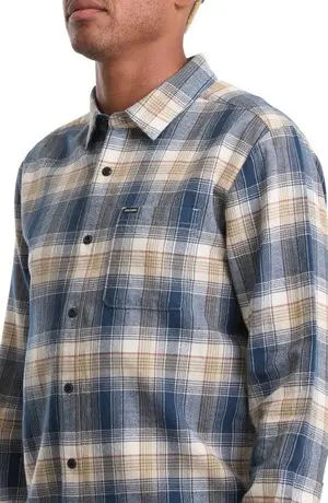 Volcom Caden Plaid Button-up Shirt - Dirty White