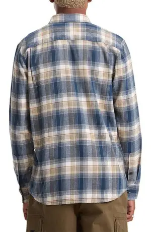 Volcom Caden Plaid Button-up Shirt - Dirty White
