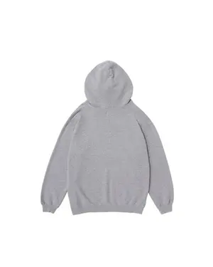 VOWELS Faded Collegiate Hoodie - Heather Grey