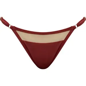 IVY SWIMWEAR Bianca Bikini Bottom - Red