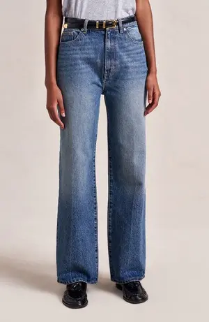 LA LIGNE Lenny High-rise Wide Leg Jeans