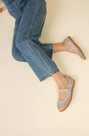 Charlotte Stone Garcia Ballet Sneaker - Fog