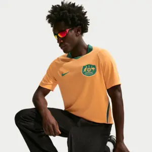 Nike Australia 2026 Stadium Home Dri-fit Soccer Jersey - Brown