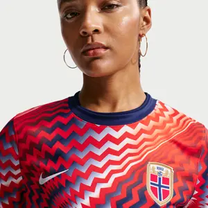Nike Norway Dri-fit Soccer Pre-match Short-sleeve Top