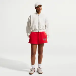 Nike Usmnt Phoenix Fleece Soccer High-waisted Shorts