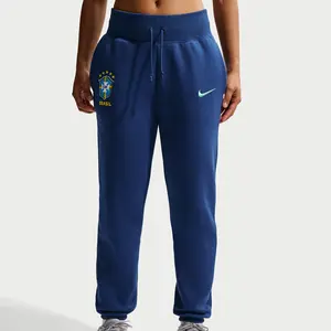 Nike Brazil Phoenix Fleece Soccer High-waisted Pants