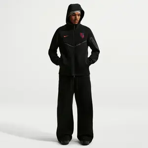 Nike Usmnt Tech Fleece Windrunner Full-zip Hoodie - Black