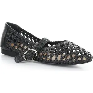 BOS. & CO. Mary Jane Flat - Black