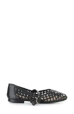 BOS. & CO. Mary Jane Flat - Black